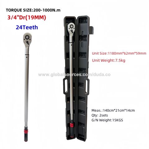 Customized3/4inch Drive Heavy Duty Torque Wrench 100-500n.m Car Repair ...