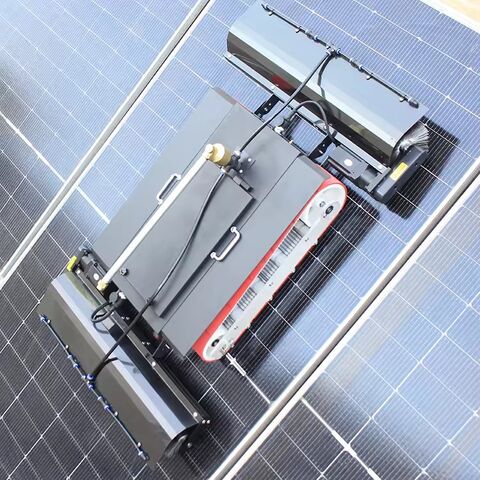 Intelligent Photovoltaic Panel Cleaning Robot Remote Control Tracked ...