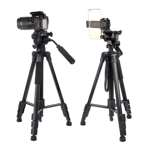 Lightweight Travel 360 Mobile Phone Vlog Camera Stand Tripod Pan Head ...