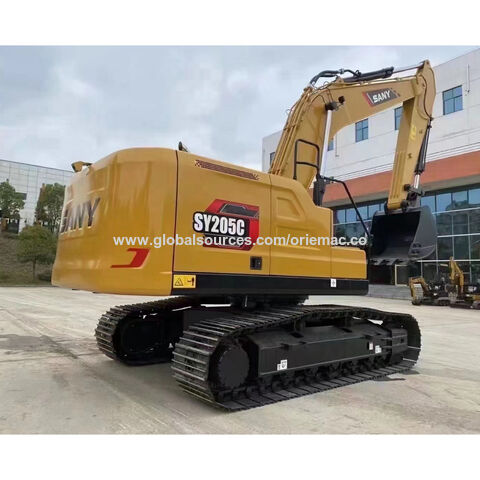 Construction Machine Sa-ny Mid-size Crawler Excavator Digger Sy205c 21 ...
