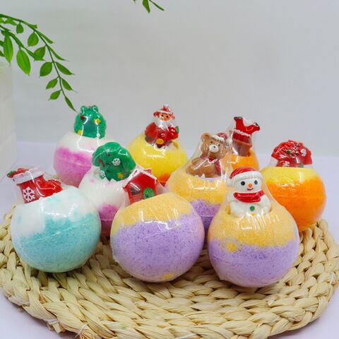 Cute Bath Bombs Christmas Bubble Bath Explosion Bath Salt Balls Bubble ...