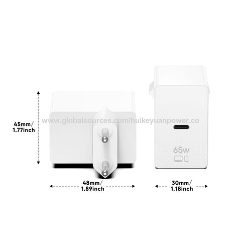 Buy China Wholesale Ce Rohs Certificated Gan 65w Usb-c Pd Charger With ...