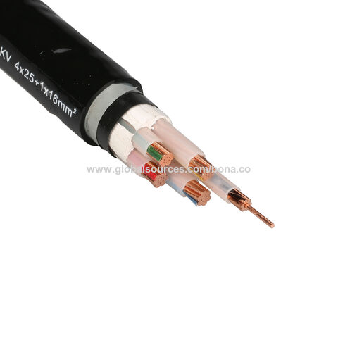 High Quality 3+1 Multi Core 4x25+1x16mm Copper Xlpe Insulated Power ...
