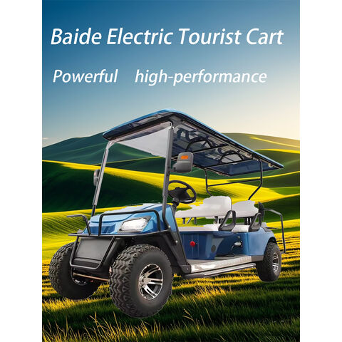 Electric Tourist Cart 2024 New Powerful 4 Wheel 6 Seater Electricgolf ...