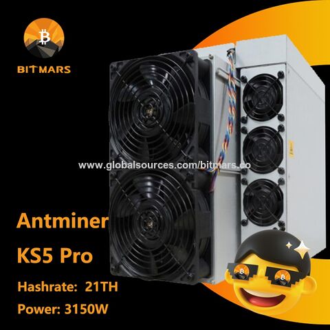 Factory Price Bitmain Antminer Ks5 Pro Kas Miner 21th With A Maximum Hashrate Of 21th/s For A ...