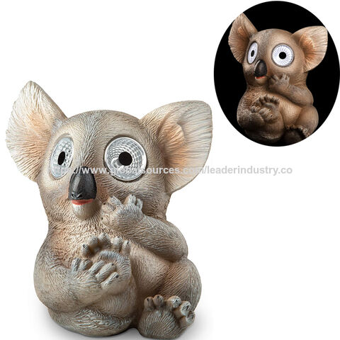 Bsci Factory Solar Garden Koala Decoration Outdoor Yard Decor Solar ...