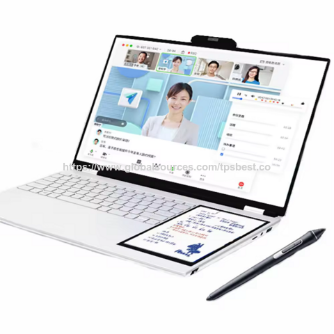 Buy China Wholesale New Business Laptop 15.6"+7" Dual Touch Screen Win ...