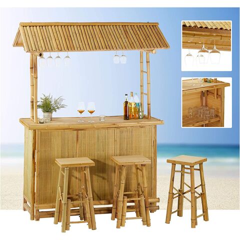 Factory Direct High Quality China Wholesale Outdoor Tiki Bar Set ...