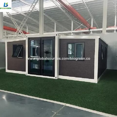 Site Office Temporary Box Room Double Wing Expansion Folding Container ...