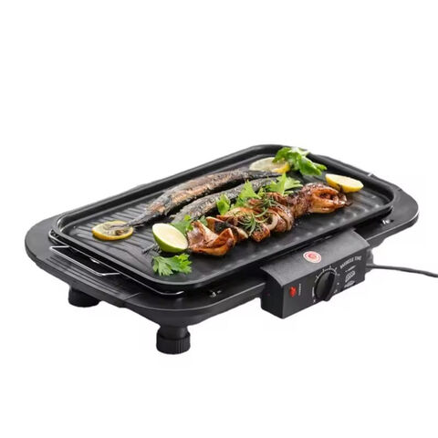 1500w Tabletop Nonstick Electric Chromed Barbecue Hot Plate For Bbq ...