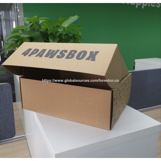 2024 Custom Packaging Paper Box Shipping Box With Black Printing ...