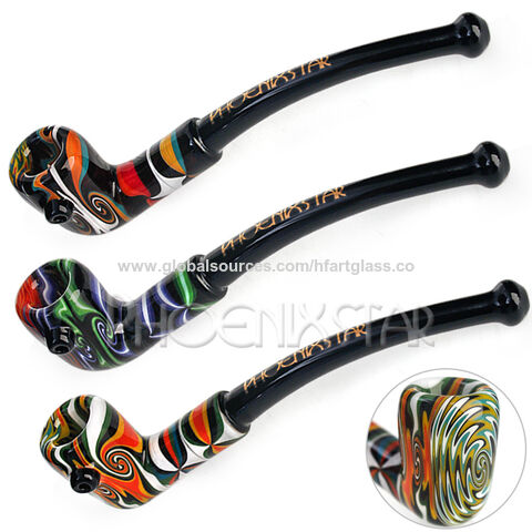 Bulk Buy China Wholesale 7.5" Phoenix Hand Pipe Glass Smoking Tobacco ...