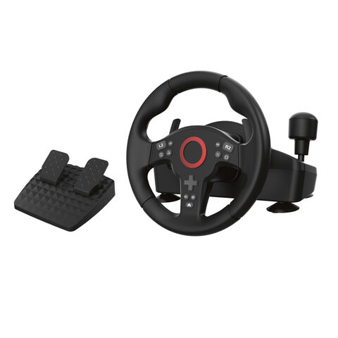 V24-s22 Steering Wheel With Built-in Gear Shifter And Pedals With Foot ...