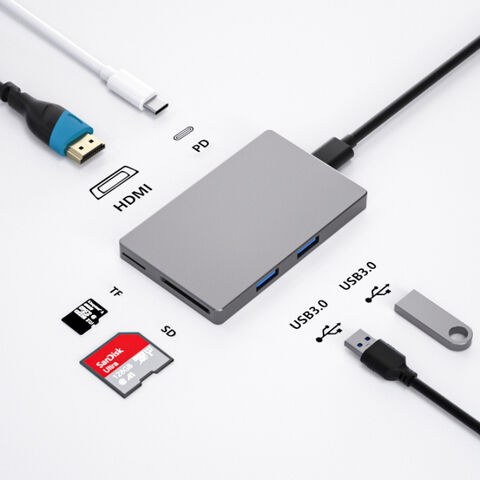 Usb 3.2 Gen 2 Hub 10 Gbps Usb Splitter External Combo Usb 3.0 Hub Sd ...