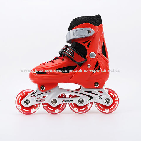 Inline Skates For Women Men, 4 Sizes Adjustable Roller Skates With Full ...