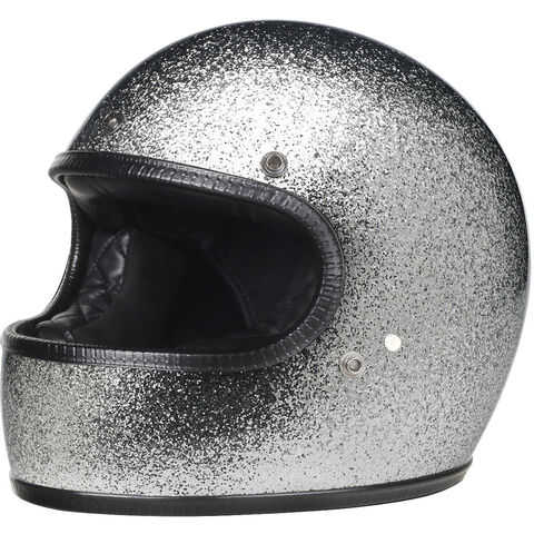 Super Metal Flake Vintage Full Face Helmet Casco With Dot,ce ...