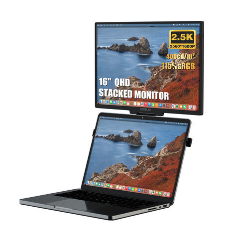 Zeuslap 16 Portable 2.5k Float Stacked Portable Monitor 16:10 For Phone ...