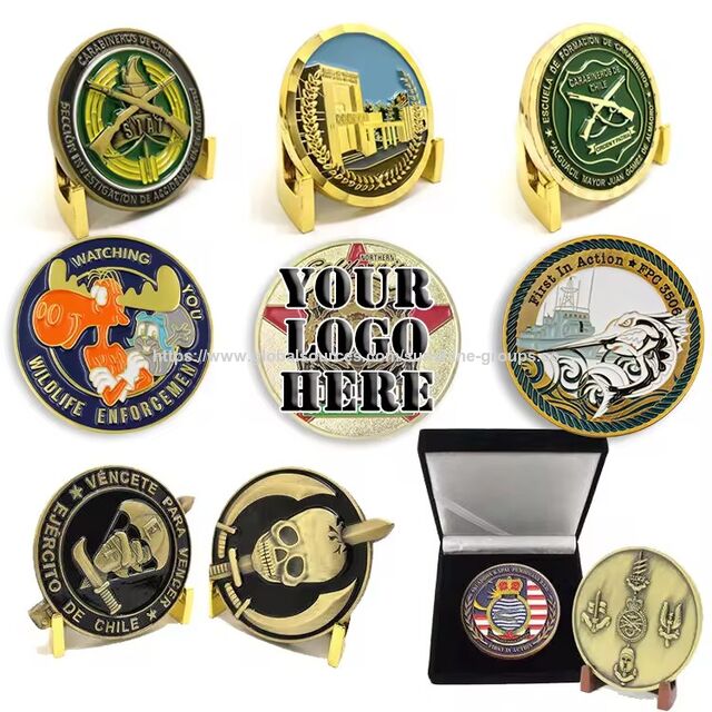 Custom Logo Metal Coin Collectible Coins 3d Souvenir Enamel ...