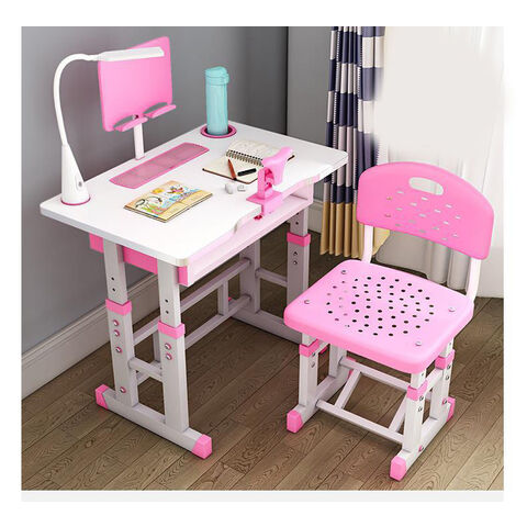 Dc11 Kids Desk And Chair Set Children Activity Study Table Height ...