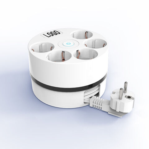 Oem Multifunctional Circle Power Socket 3 Eu Outlets With 2 Usb 1 Typc ...