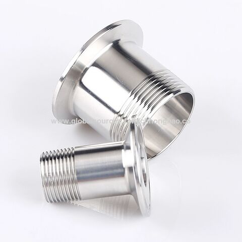 304 Sanitary Stainless Steel Chuck Fittings Quick-fit Male Pipe ...