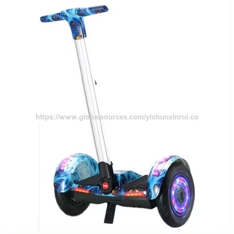 10 Inch Self Balancing Hoverboard With Telescopic Handle, Self Balance ...