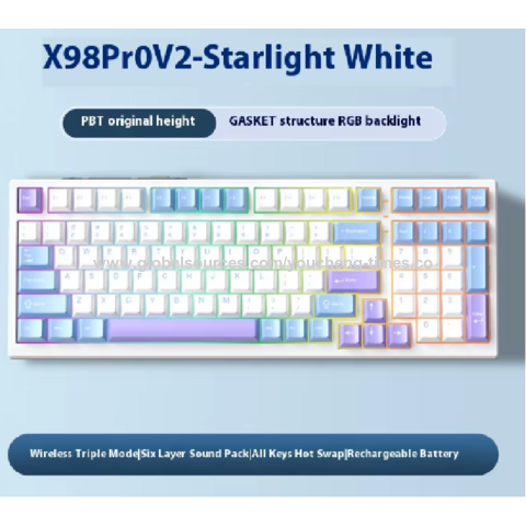 Xinmeng X98 Pro V2 Rgb Pbt Mechanical Keyboard Usb Type C Interface ...