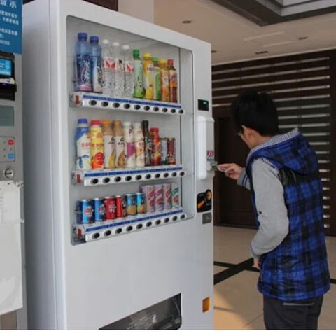Cold Drink Vending Machine With Dual Zone Temp Control Available And ...