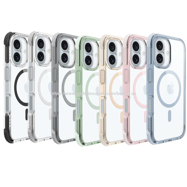 Shockproof Hybrid Material Magnetic Powder Phone Case, Suitable For I ...