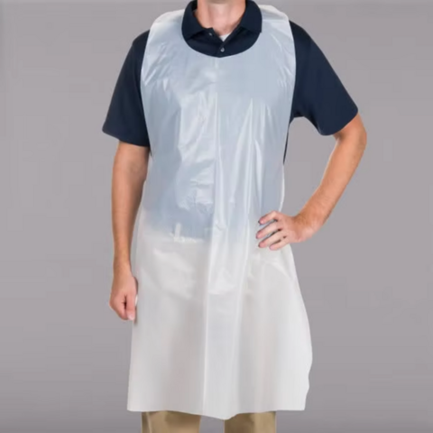 Waterproof Disposable Plastic Cheap Disposable Pe Apron For Adults ...