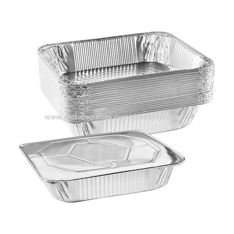 Factory Custom Many Sizes 1lb 1.5lb 2.25lb 4lb Barbecue Foil Tray ...