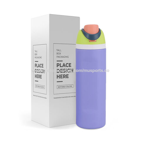 Eco-friendly Outdoor Insulated Drink Bottle Hidden Handle Stainless ...