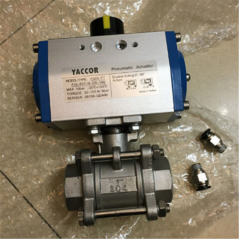 Oem Welcome Two Way Stainless Steel 304 Pneumatic Ball Valve With ...