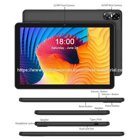 10.1 Inch1280*800 Ips Android 13 A523 0cta Core Processor 2.4g/5g Wifi ...
