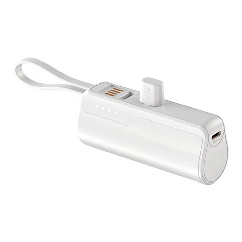 Small Portable 5000mah Mini Capsule Mobile Phone Charging Bank Built-in ...
