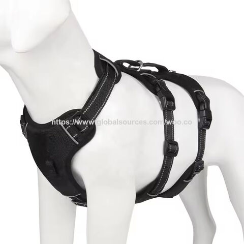 New Training Dog Harness No Pull Reflective Breathable Large Tactical ...