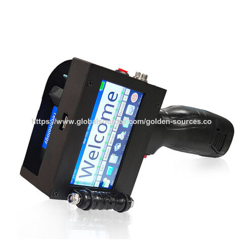 Handheld Inkjet Printer For Qr Bar Code Expiry Date Batch Lot Number On ...