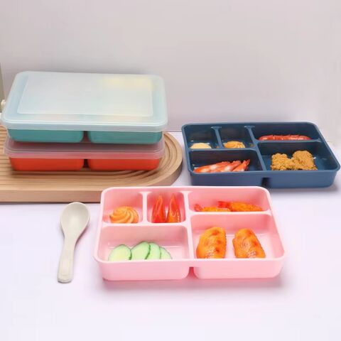 Factory Wholesale Modern Design Small Size Wheat Straw Bento Lunch Box ...