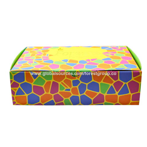 Custom Printed Packaging Corrugated Carton Kraft Tuck Top Foldable ...
