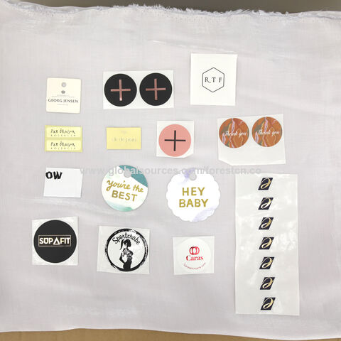 Custom Waterproof Packaging Labels 1.5 Inch Round Kraft Paper Thank You ...