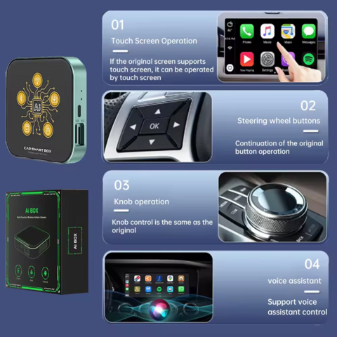 Boyi Mini Android 13 Smart Car Box Youtube Car Play Auto Carplay ...