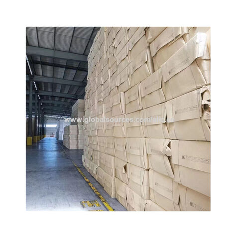 Unbleached Virgin Fiber Pulp Board Sheet Raw Material For Making Toilet ...