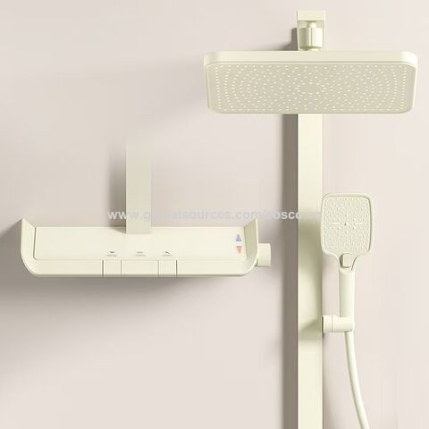 Wholesale All Copper Three Function Without Spray Gun Shower Set,piano Buttons Intelligent ...