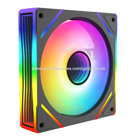 Argb Fan 120mm Pc Case Synchronous Cooling Fan Pwm 5v 3-pin Intelligent ...
