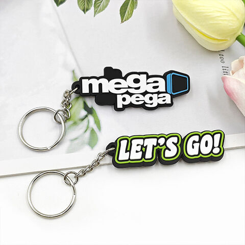 Company Logo Soft Pvc Keyring 3d Keychain Custom Logo Rubber Pvc ...