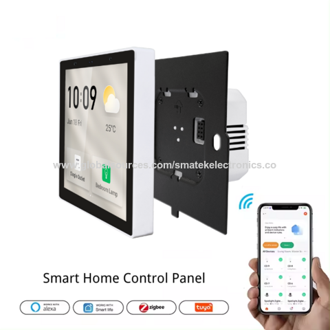 Tuya 4-inch Eu Smart Home Control Panel With Tuya Zigbee Gateway For Smart Home Automation - Buy ...