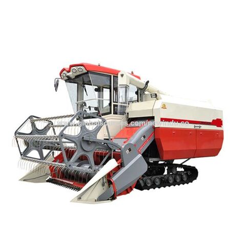 Chinese New Harvester 4lz-5 Combine Harvester For Rice And Wheat ...