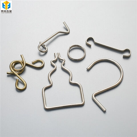 Factory Customized Flat Small Metal Spring Clip Retaining Spring Clip ...