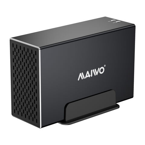 Maiwo K35272u3 Dual Bay Raid Aluminum Enclosure For 3.5" Sata Hdd/ssd 3 ...