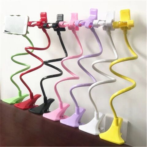 Woo Adjustable Flexible Snake Shape Long Arm Gooseneck Desk Phone Stand ...